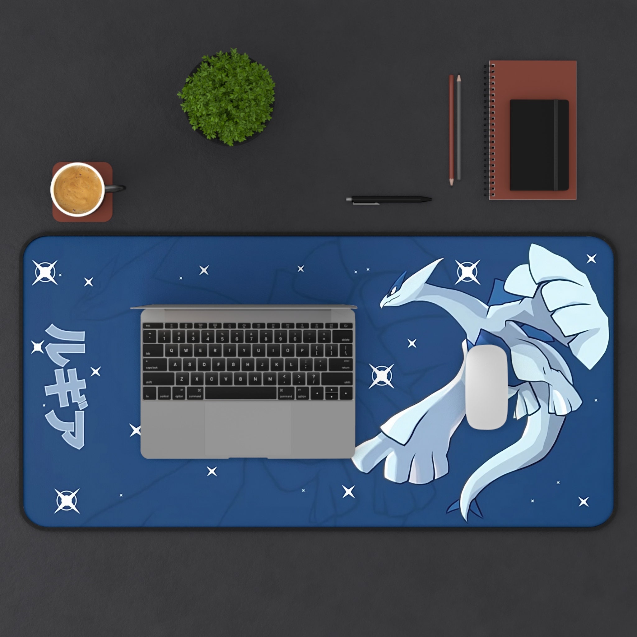 Lugia Gaming Desk Mat, Long Desk Mats, Mousepad, Christmas Birthday ...