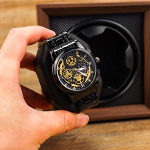 Custom Watch Winder With Name | Personalized Gift for Him | Watch ...