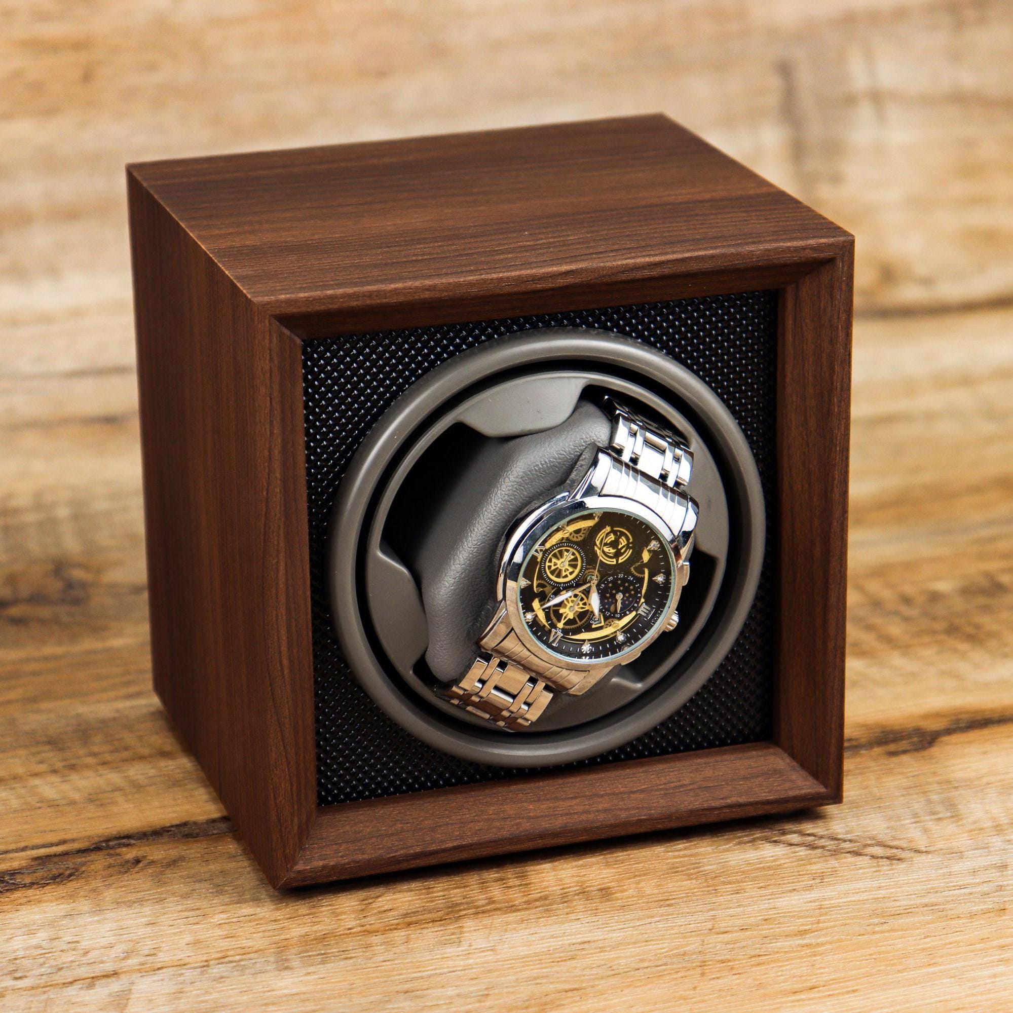 Custom Watch Winder With Name | Personalized Gift for Him | Watch ...