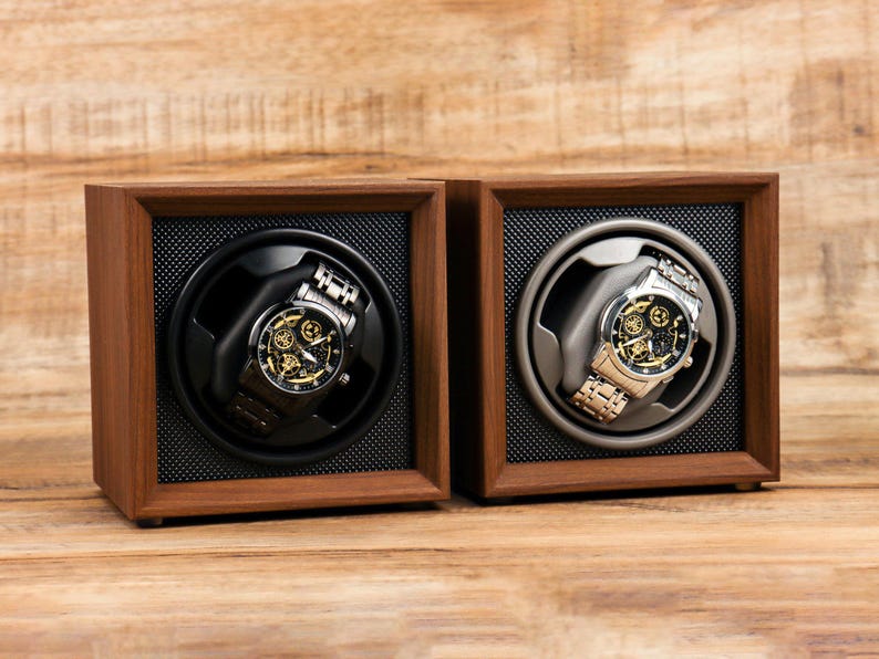 Custom Watch Winder With Name | Personalized Gift for Him | Watch ...
