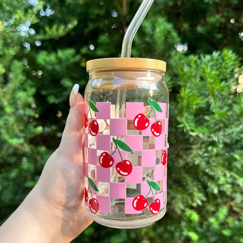 Cute Glass Cups - Etsy
