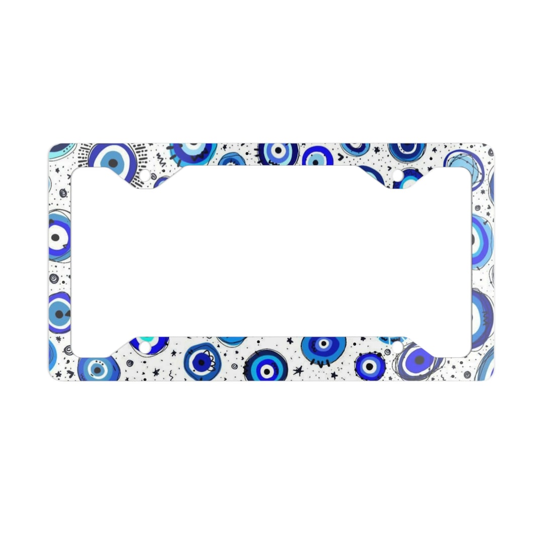 Evil Eye Metal License Plate Frame - Etsy