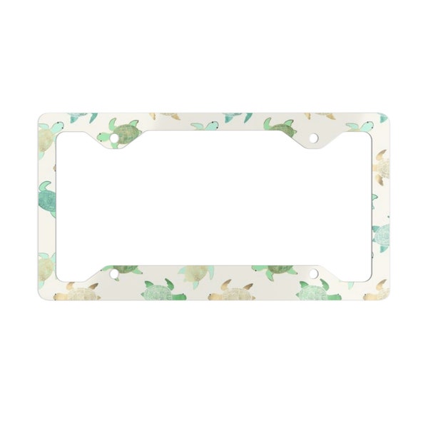 Sea Turtle License Plate Frames - Etsy