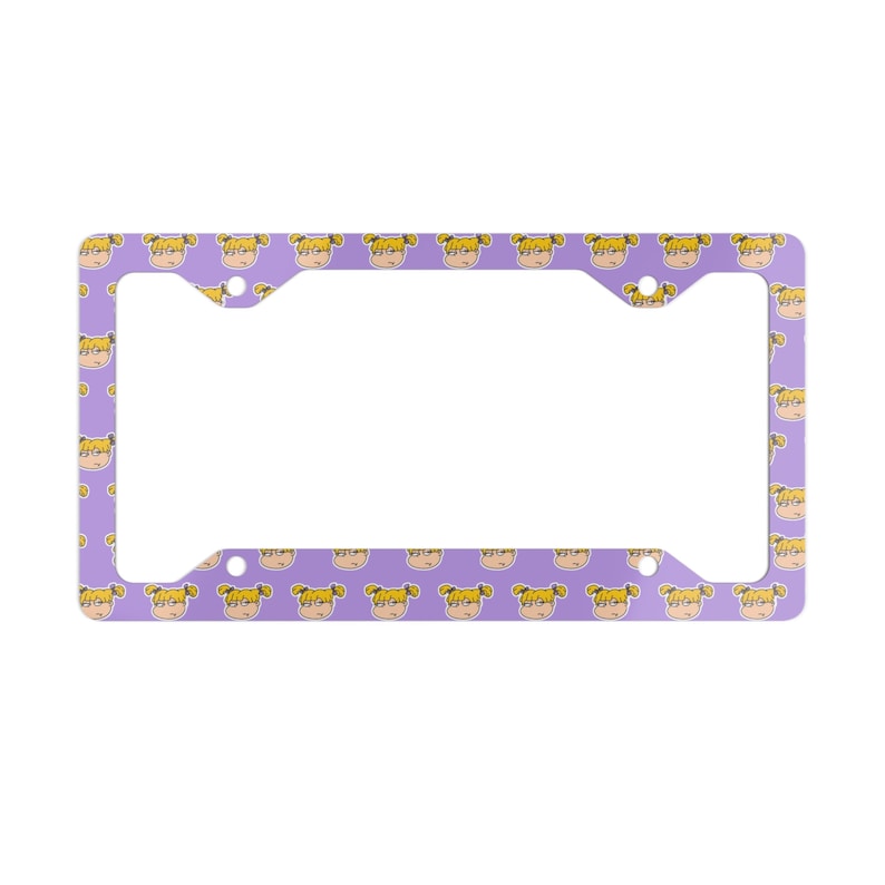 Angelica Rugrats * Metal License Plate Frame * Rugrats - Etsy