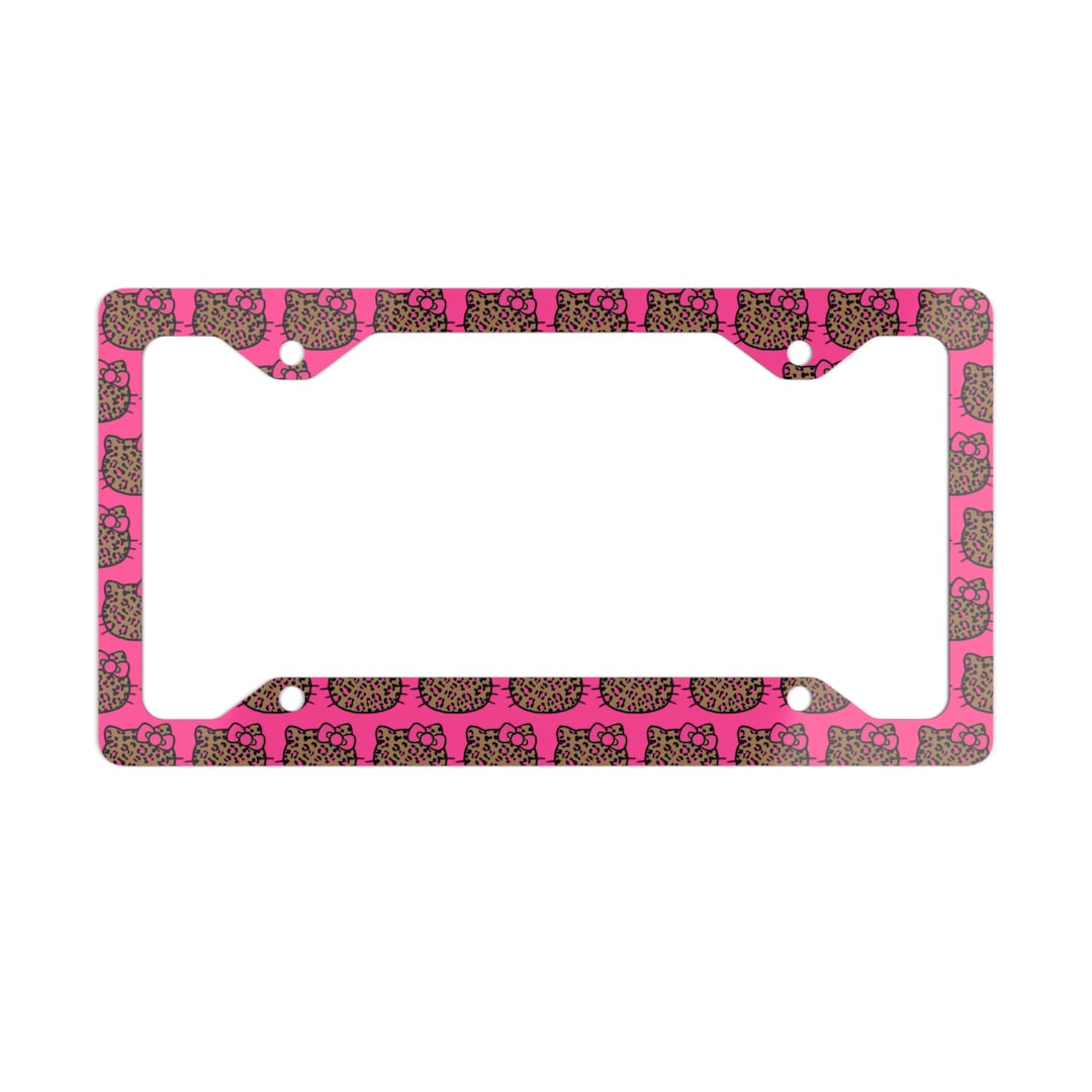 Hello Kitty Metal License Plate Frame * Cute * Gift * Hello Kitty Lover ...