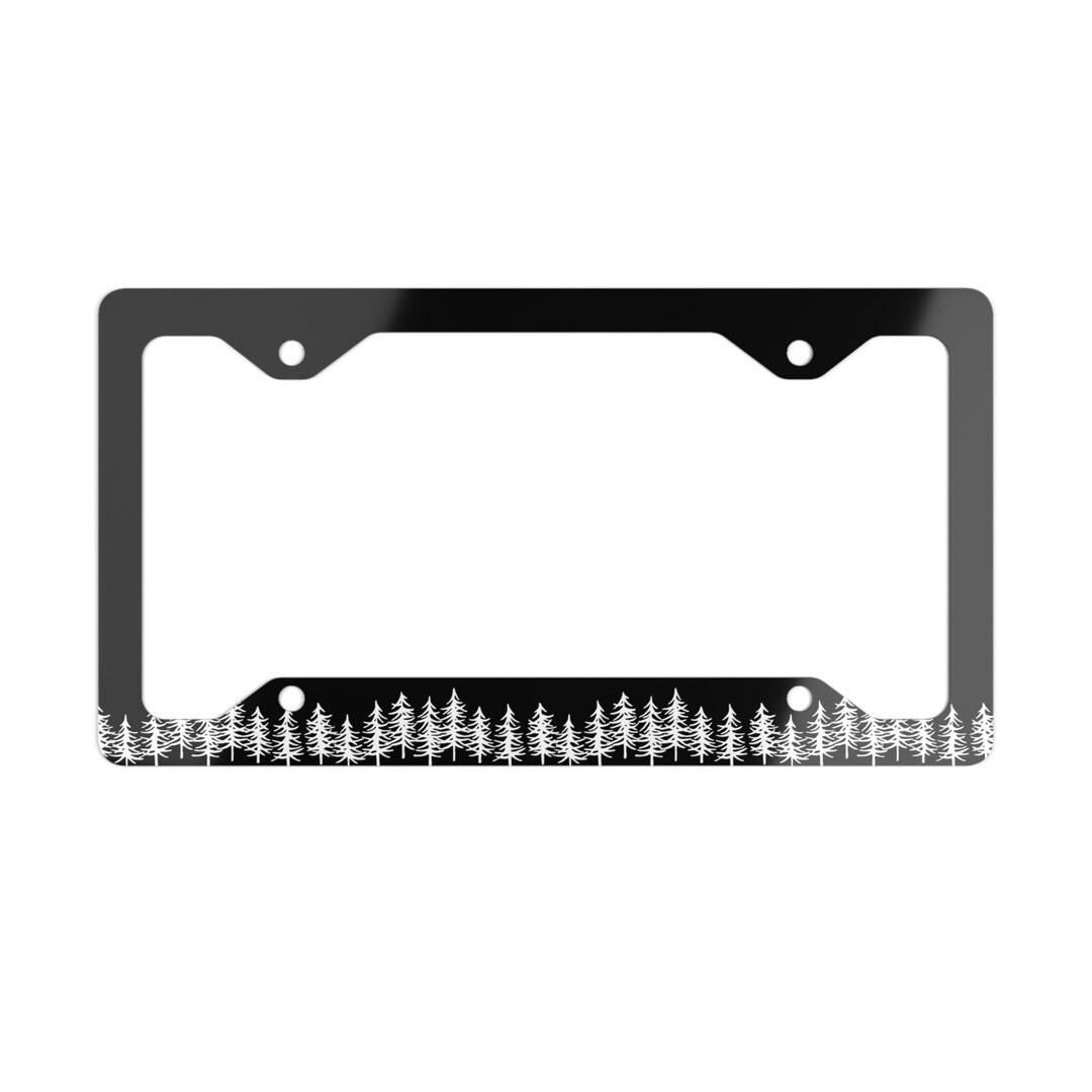 Nature * Trees * Metal License Plate Frame - Etsy