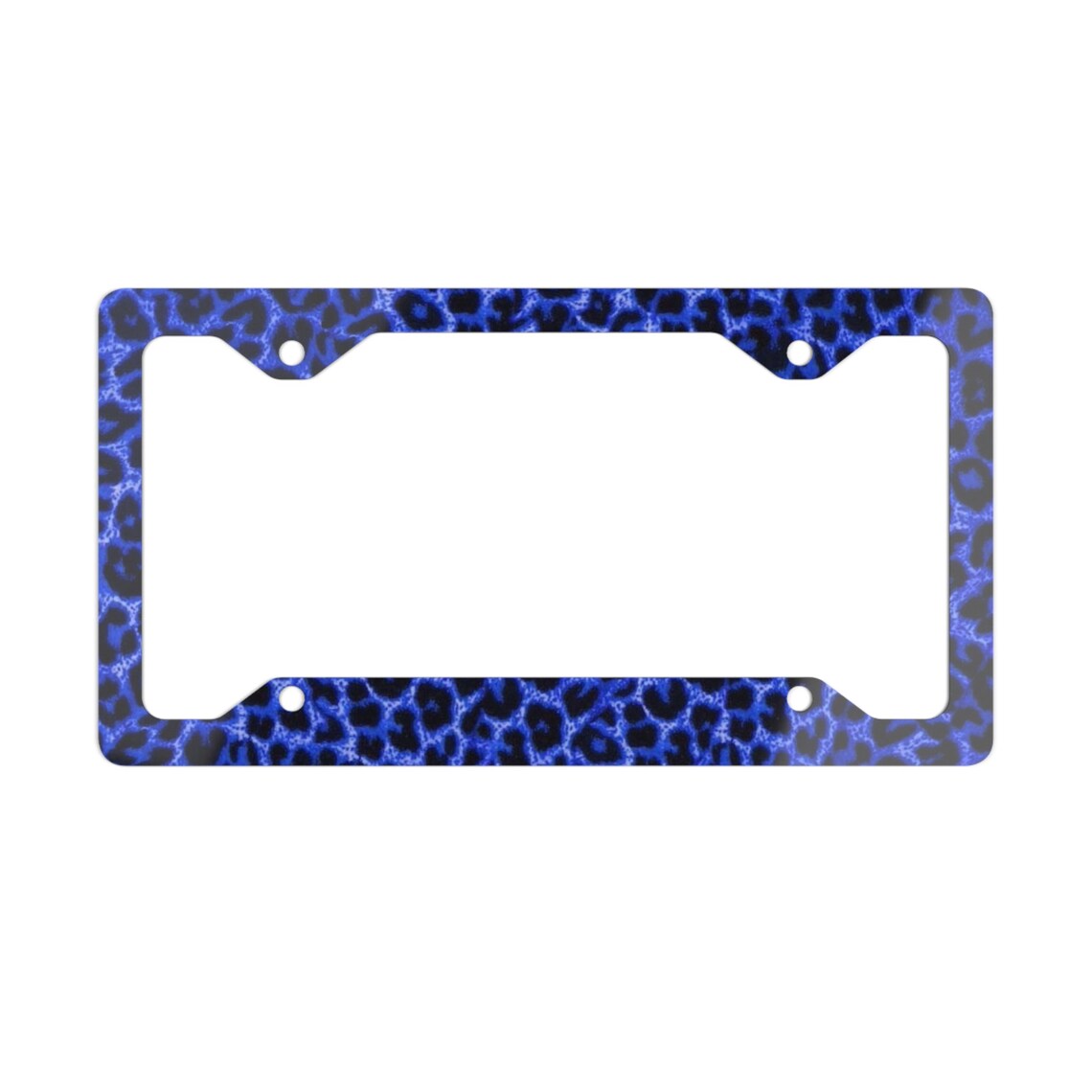 Cheetah * Blue * Metal License Plate Frame * Baddie * Cute * Car ...