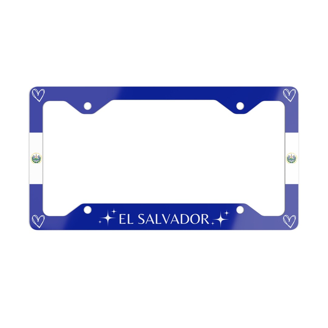 El Salvador * Salvi * Metal License Plate Frame * Gift * Cute * 503 - Etsy