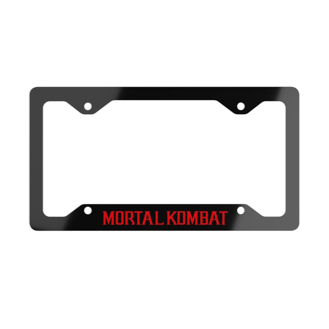 Mortal Kombat Metal License Plate Frame - Etsy