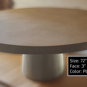 Circle Concrete Dining Table - Etsy