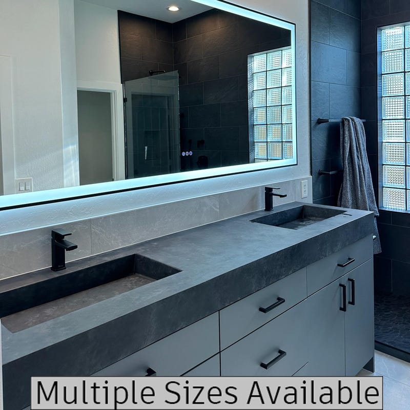 Black Double Bathroom Sink - Etsy