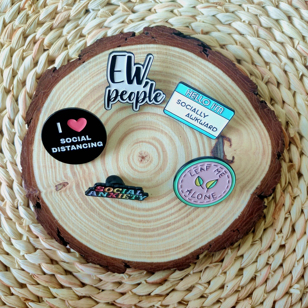 Slogan Hard Enamel Pinirregular Pattern Pin Setround - Etsy