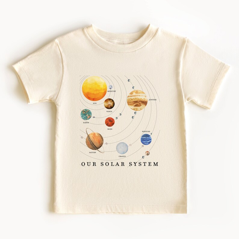 Solar System Shirt for Kids Planet Shirt Kids, Planet Shirt Toddler ...