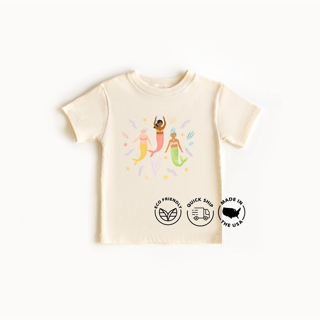 Mermaid Birthday Shirt Under the Sea Birthday, Little Mermaid Shirt ...