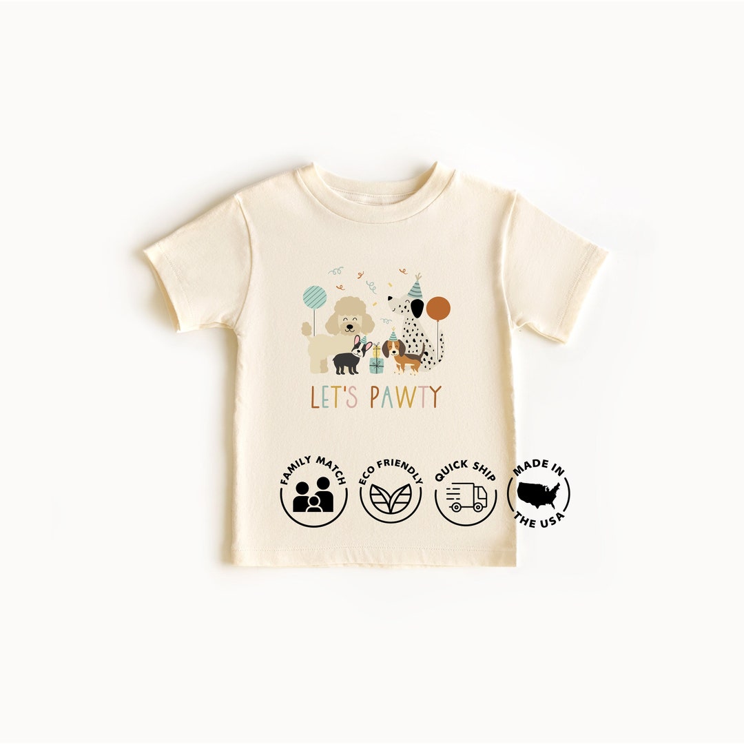 Let's Pawty Puppy Birthday Shirt Let's Pawty Birthday Shirt, Dog Lets ...