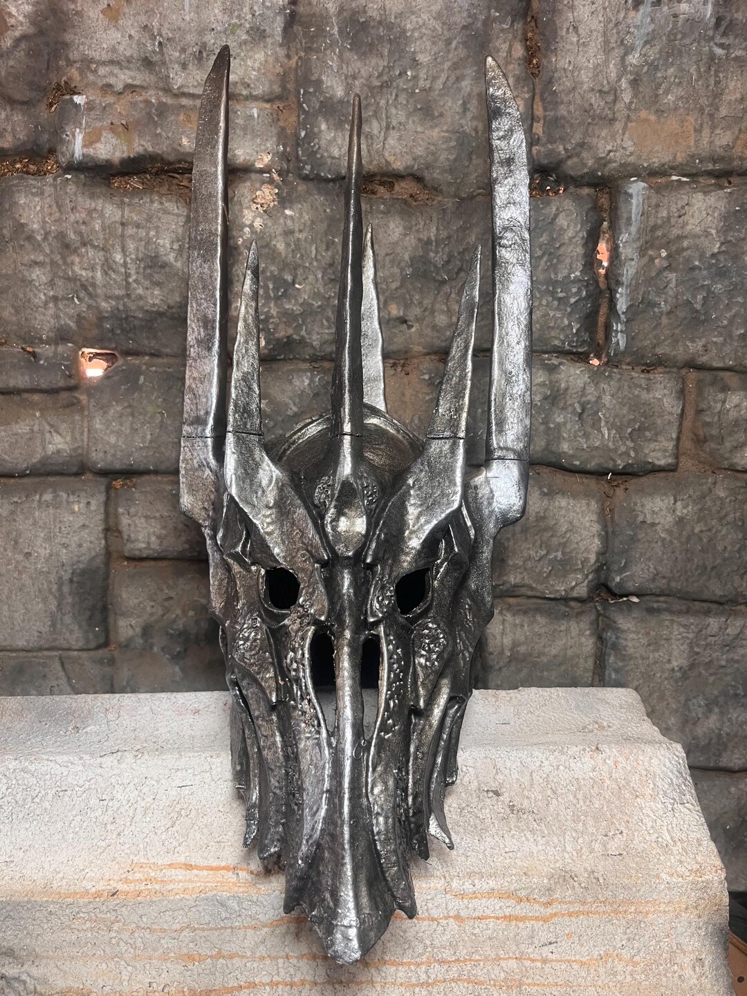 Sauron Helmet From the Lord of the Rings - Etsy