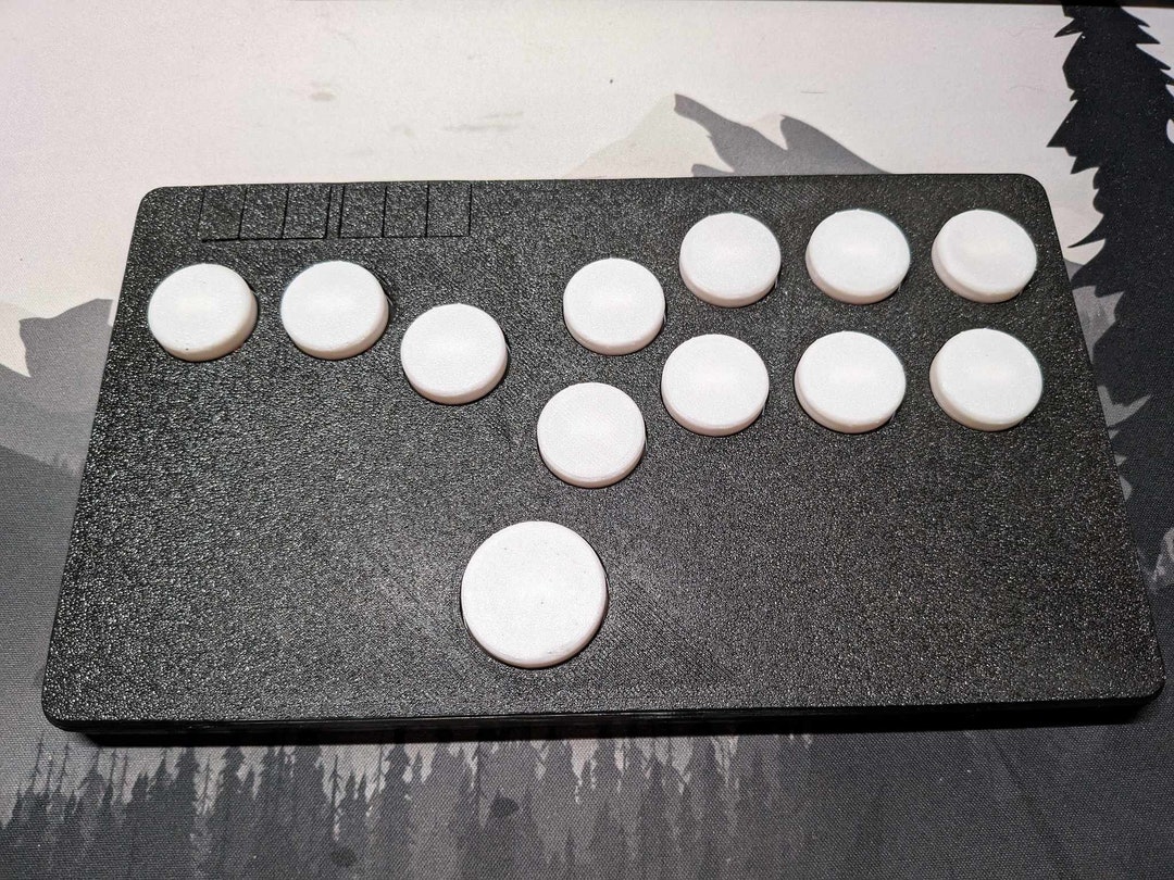 Leverless Fight Stick Hitbox Style Arcade Controller. Works - Etsy