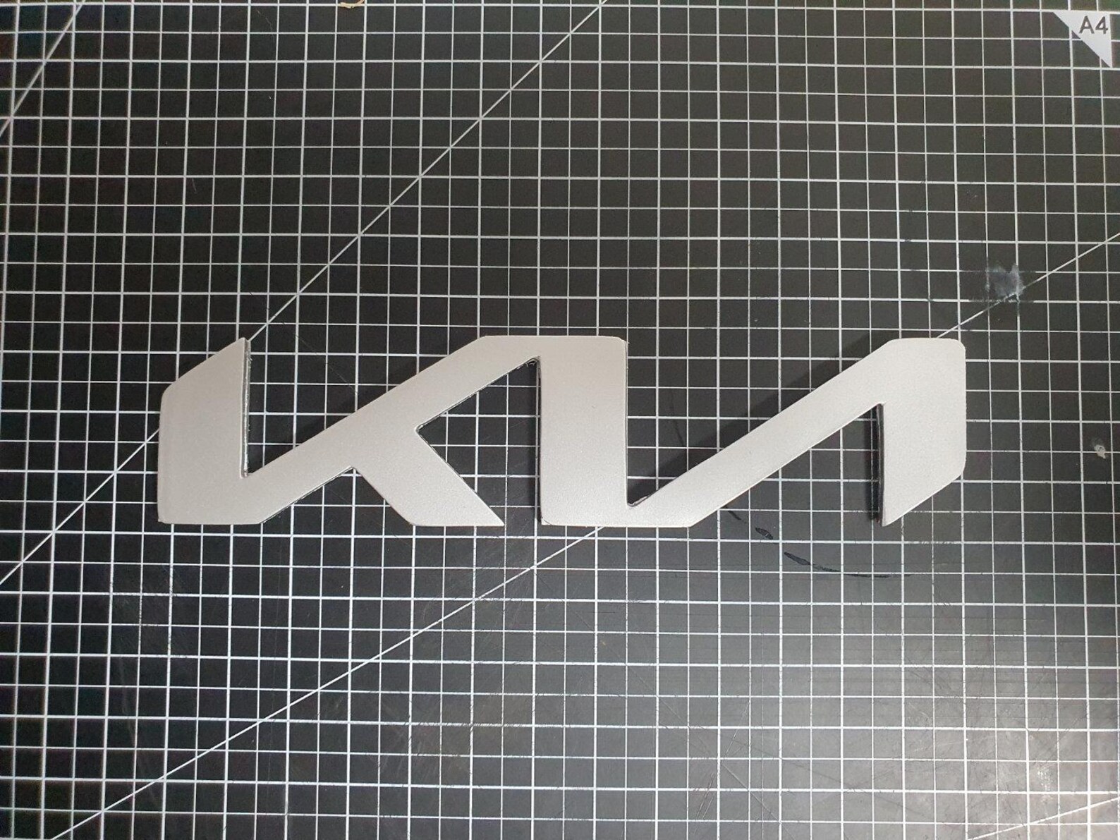 Kia New Logo Black and Carbon Fiber Emblem Car Badge Soul Optima ...