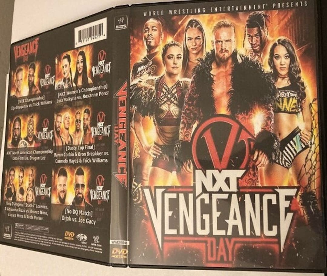 Wwe NXT Vengeance Day 2024 DVD-R W/ Case Artwork - Etsy UK