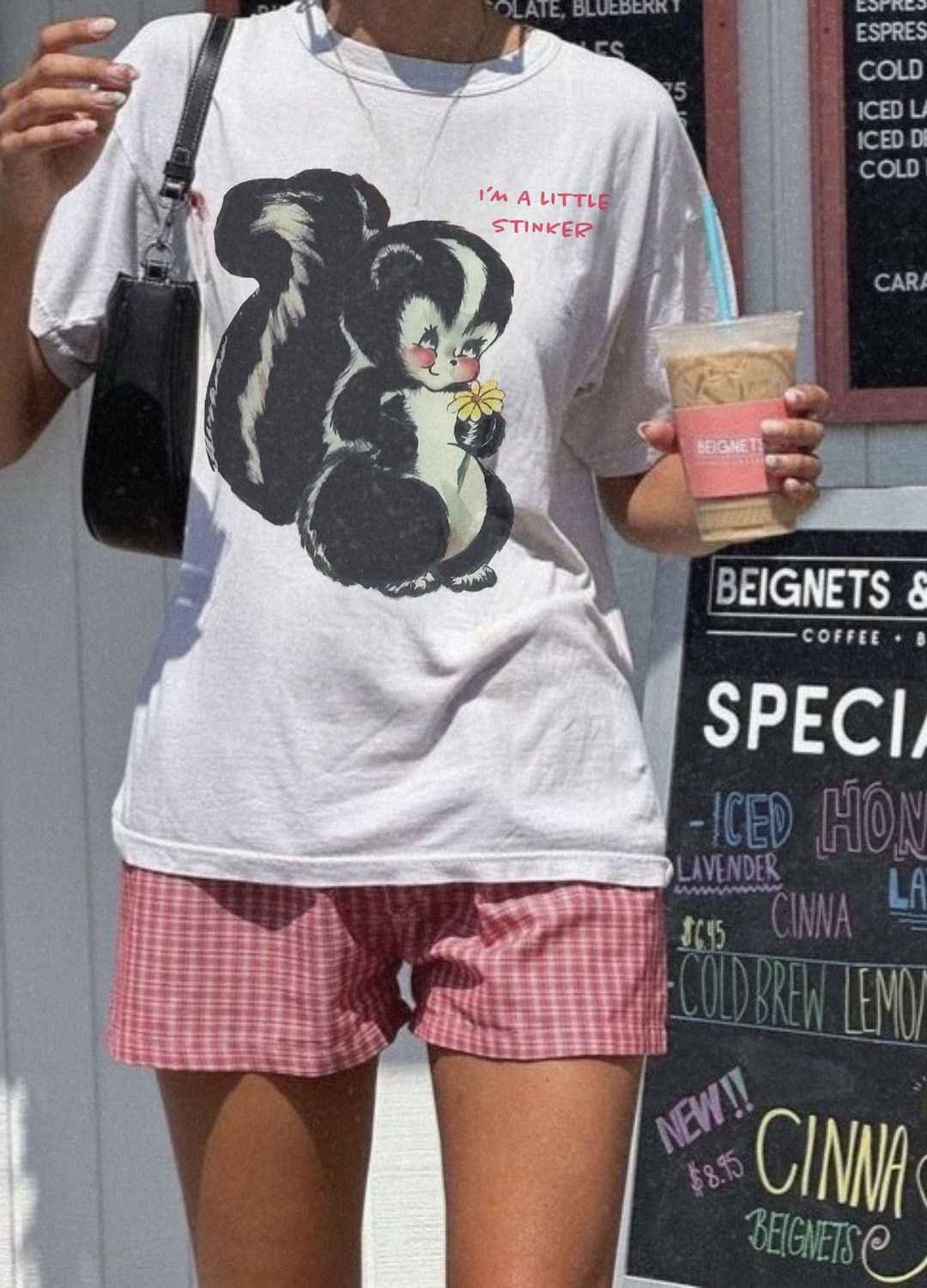 Oversized Vintage Im a Little Stinker Tshirt, Retro Cartoon Shirt ...