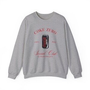 Coke Zero Sweatshirt, Diet Coke Shirt, Gift for Her, Diet Coke Lover ...