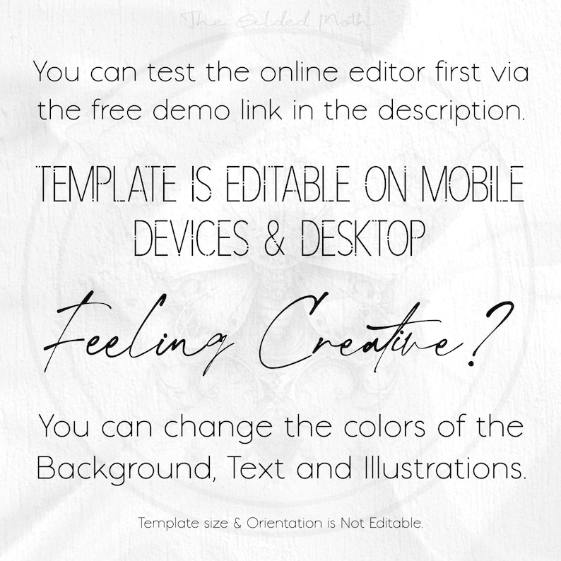 Filigree Fingerprint Tree Template, Lineart Keepsake Tree, Unique Guest ...