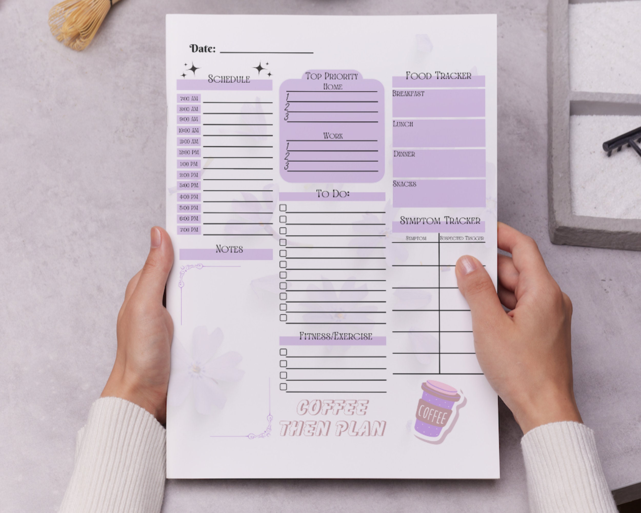 Food Intolerance Tracker and Daily Planner, Food Allergy Diary, Food ...
