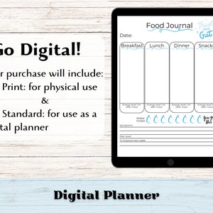 Printable Food Intolerance Tracker, Digital Food Allergy Journal, Food ...