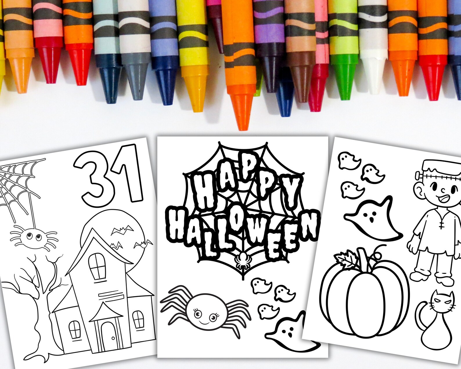 Printable Halloween Coloring Pages for Kids, Coloring Books,halloween ...