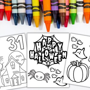 Printable Halloween Coloring Pages for Kids, Coloring Books,halloween ...