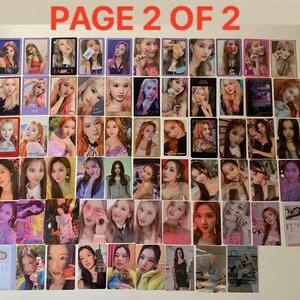 Twice **OFFICIAL** Album Photocards (listing 2 of 2) - Etsy