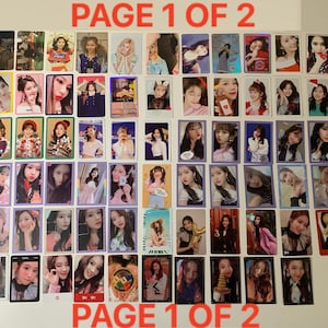 Twice OFFICIAL Album Photocards listing 1 of 2 - Etsy