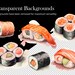 Sushi Clipart, Watercolor PNG Clip Art, Instant Download for Commercial ...