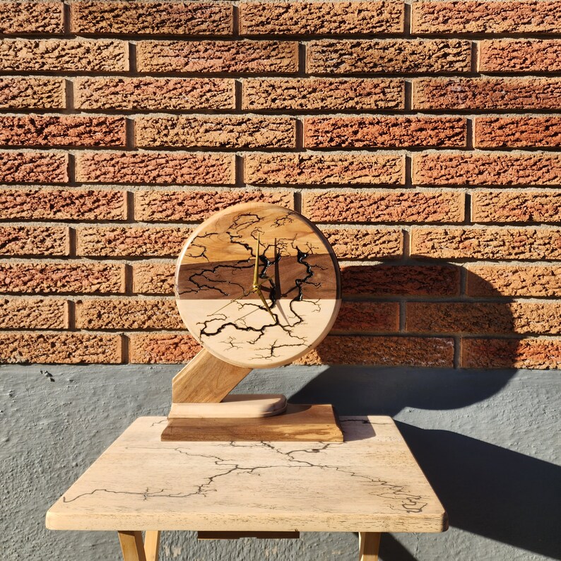 Walnut / Maple Desk / Mantle Clock - Etsy