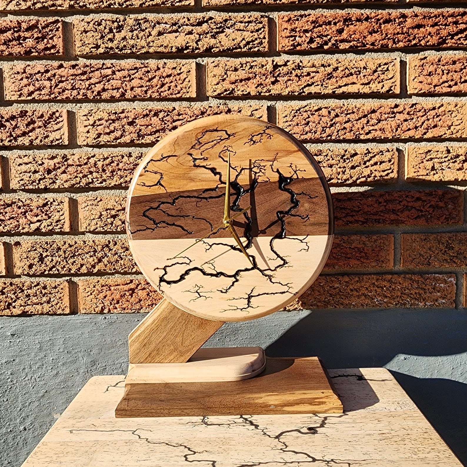 Walnut / Maple Desk / Mantle Clock - Etsy