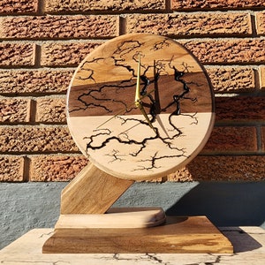 Walnut / Maple Desk / Mantle Clock - Etsy