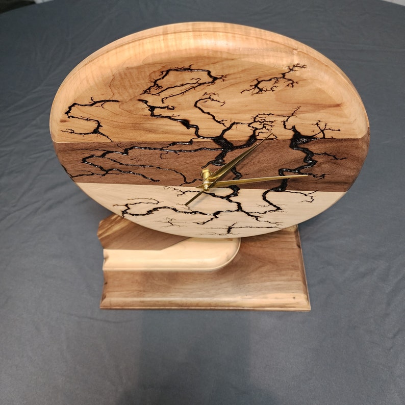 Walnut / Maple Desk / Mantle Clock - Etsy