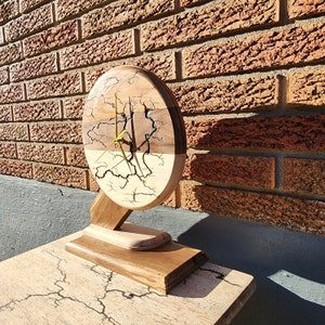 Walnut / Maple Desk / Mantle Clock - Etsy