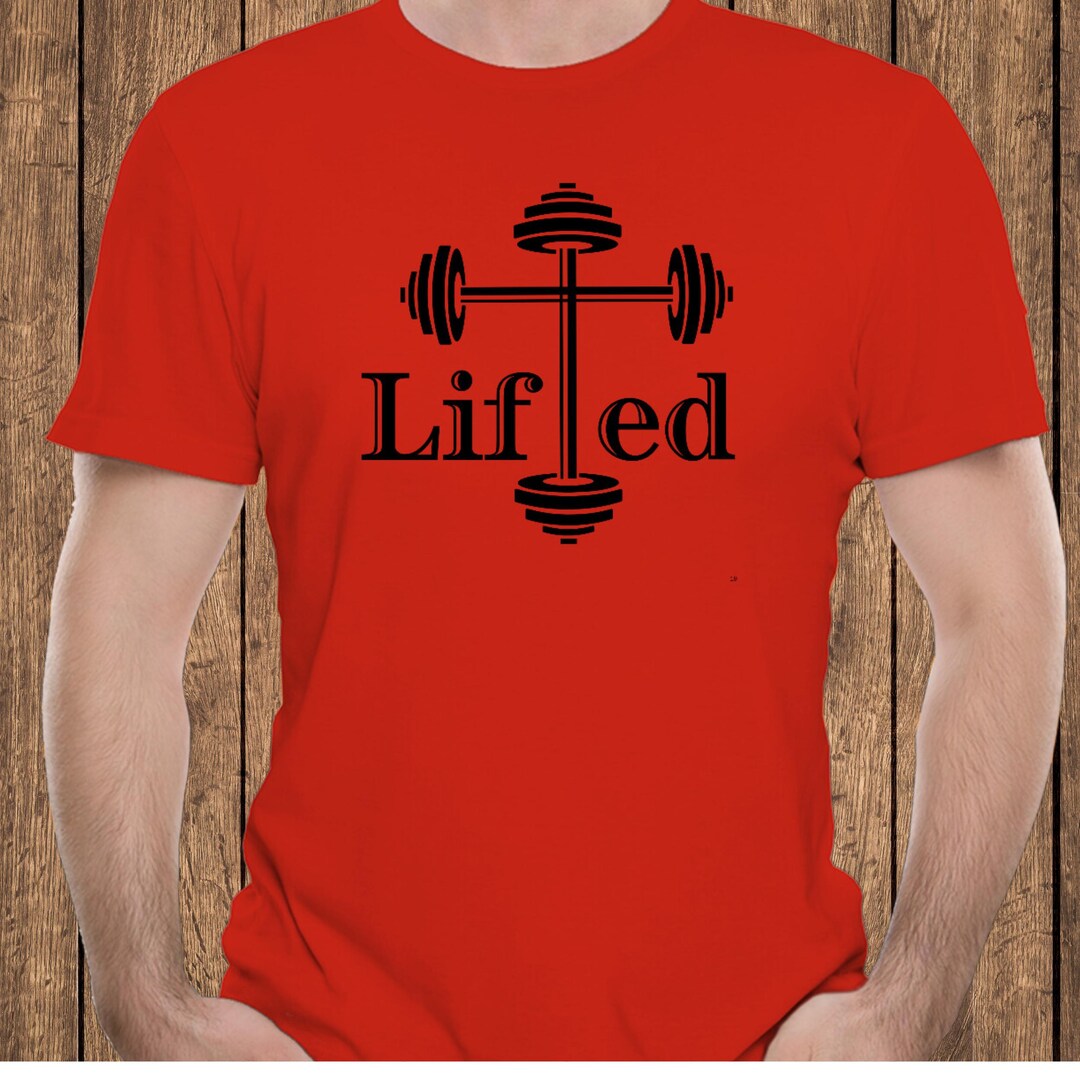 Christian Weightlifters T-shirt, Religious Weightlifter Shirt, Lifted ...