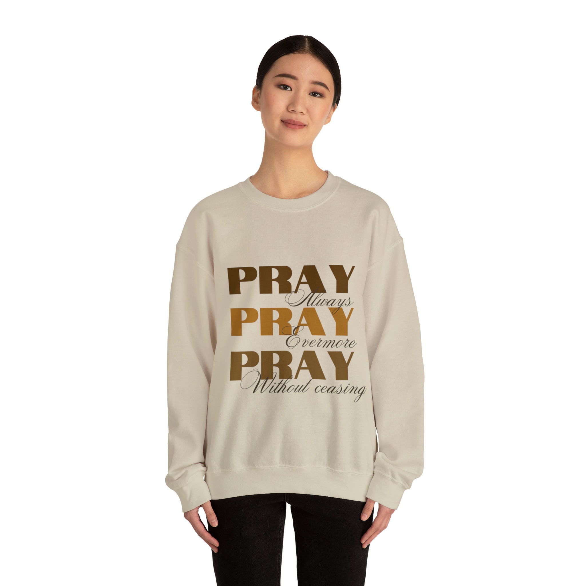 Bible Verse Sweatshirt, Pray Sweatshirt, Pray Without Ceasing ...