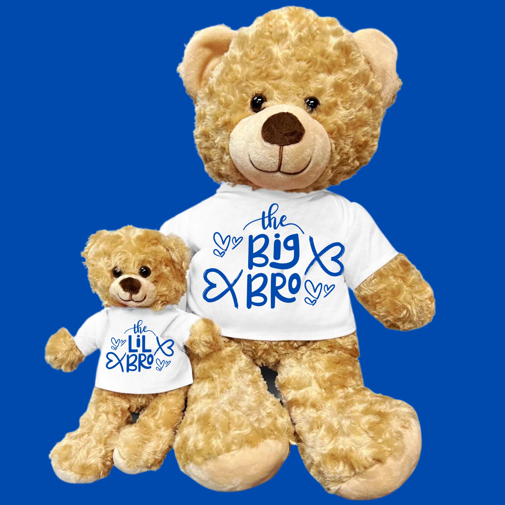 Personalized Big & Little Matching Teddy Bears,gift for Big Sister When ...