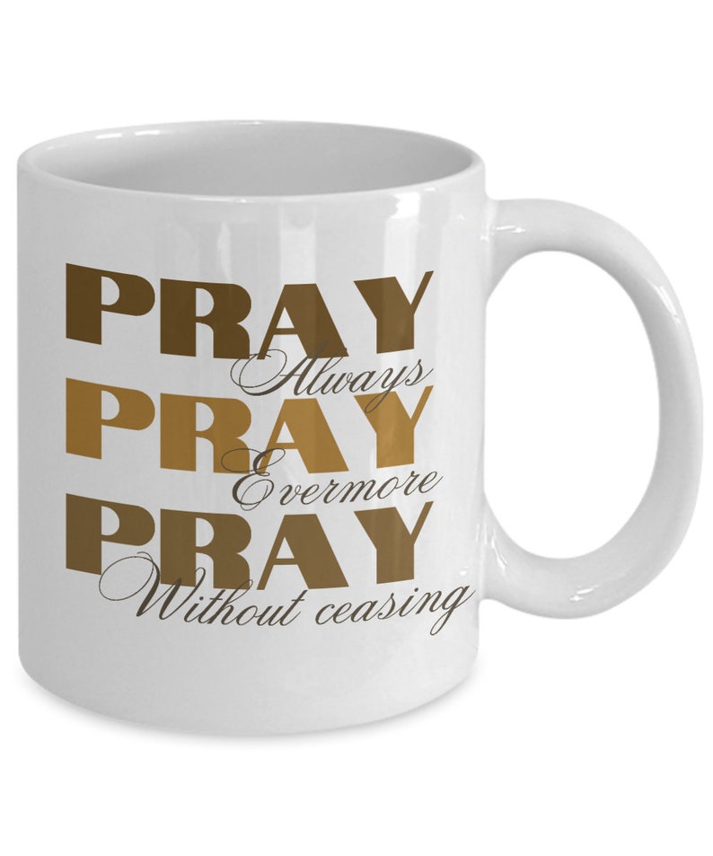 Bible Verse Mug, Bible Verse Coffee Cup, Encouragement Mug, Pray ...
