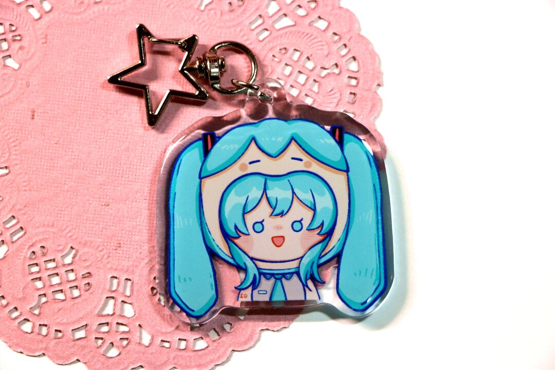 Vocaloid Hatsune Miku Ita Bag Backpack Costume Acrylic Keychain Charm ...
