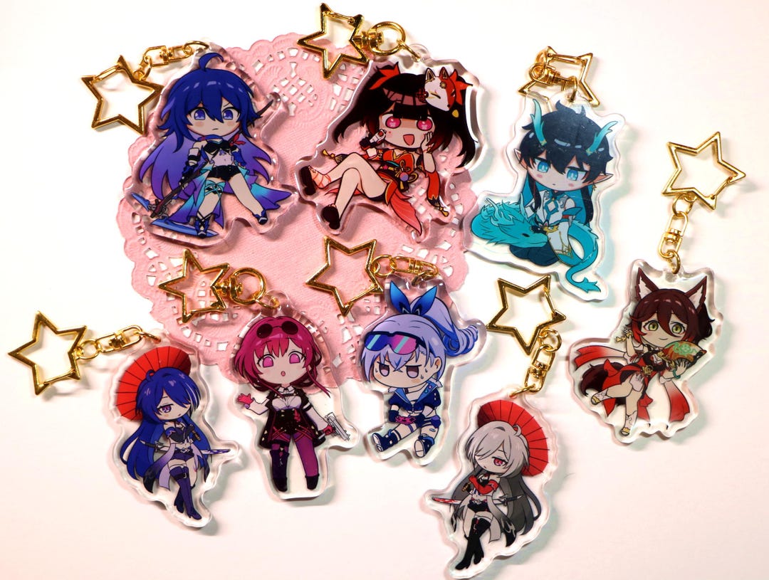 Honkai Star Rail Acrylic Keychain: Gold Star Clasp - Etsy UK