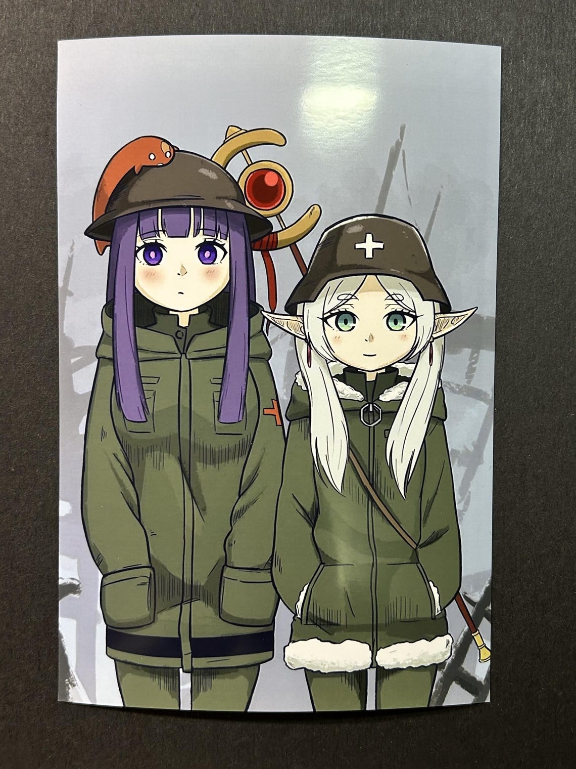 Frieren and Fern X Girls Last Tour Postcard Sized Print (4”x6”) - Etsy