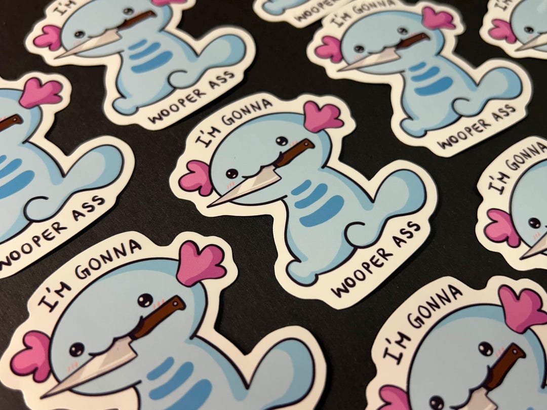 Pokemon Wooper Pun Sticker | I'm Gonna Wooper Ass | - Etsy