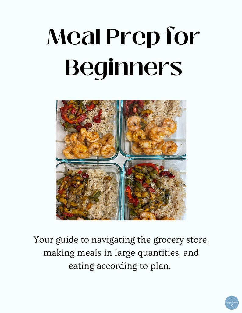 Meal Prep for Beginners Guide - Etsy