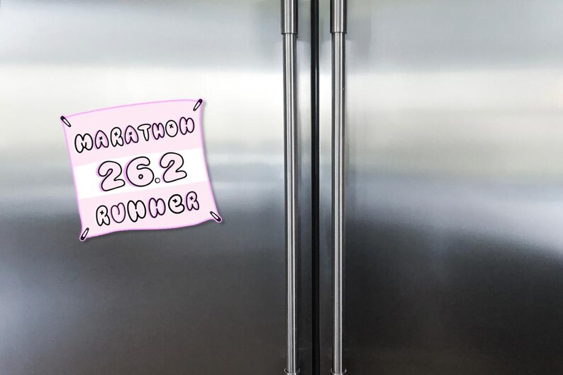 Marathon Runner Magnet, Marathon, Gifts for Runners, 26.2 - Etsy