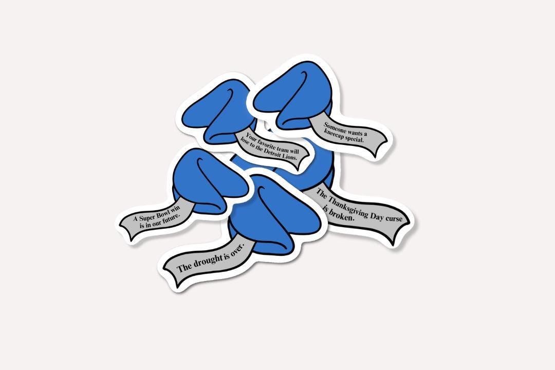 Lions Fortune Cookie Sticker Pack - Etsy