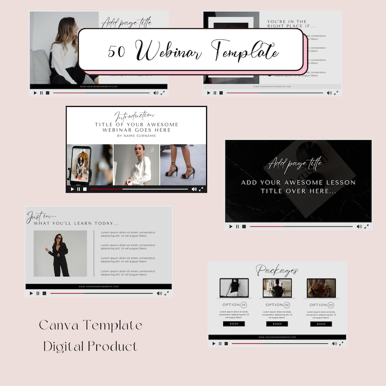 50 Webinar Slide Deck - Etsy